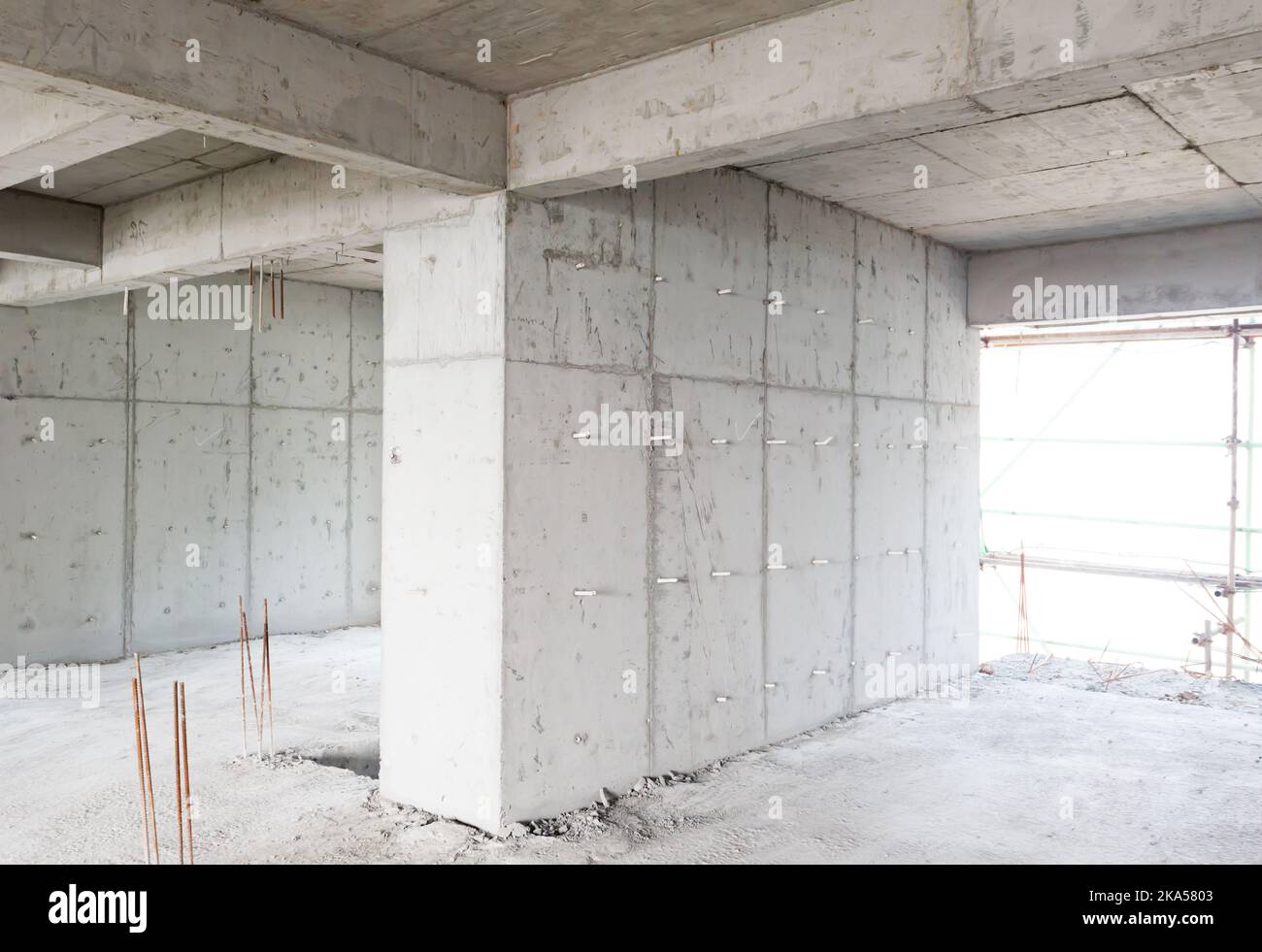 Large concrete compound or space Stock Photo - Alamy