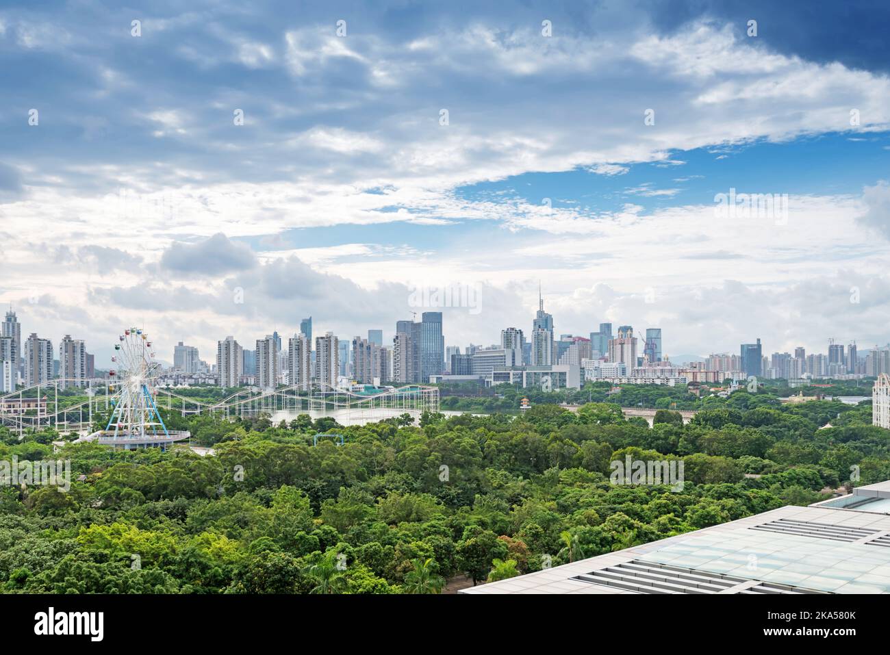Aerial view of chinese city,shenzhen Stock Photo - Alamy