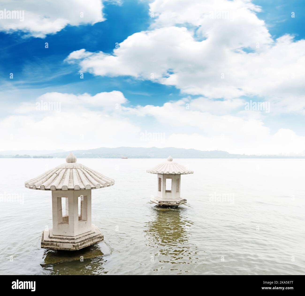 beautiful the west lake scenery in hangzhou,China Stock Photo - Alamy