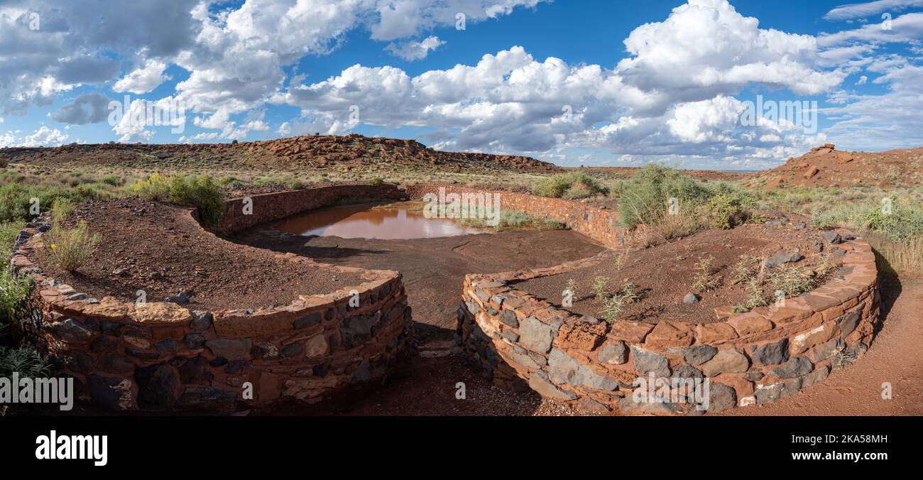 Wupatki National Monument built by the ancient Pueblo in what is now ...