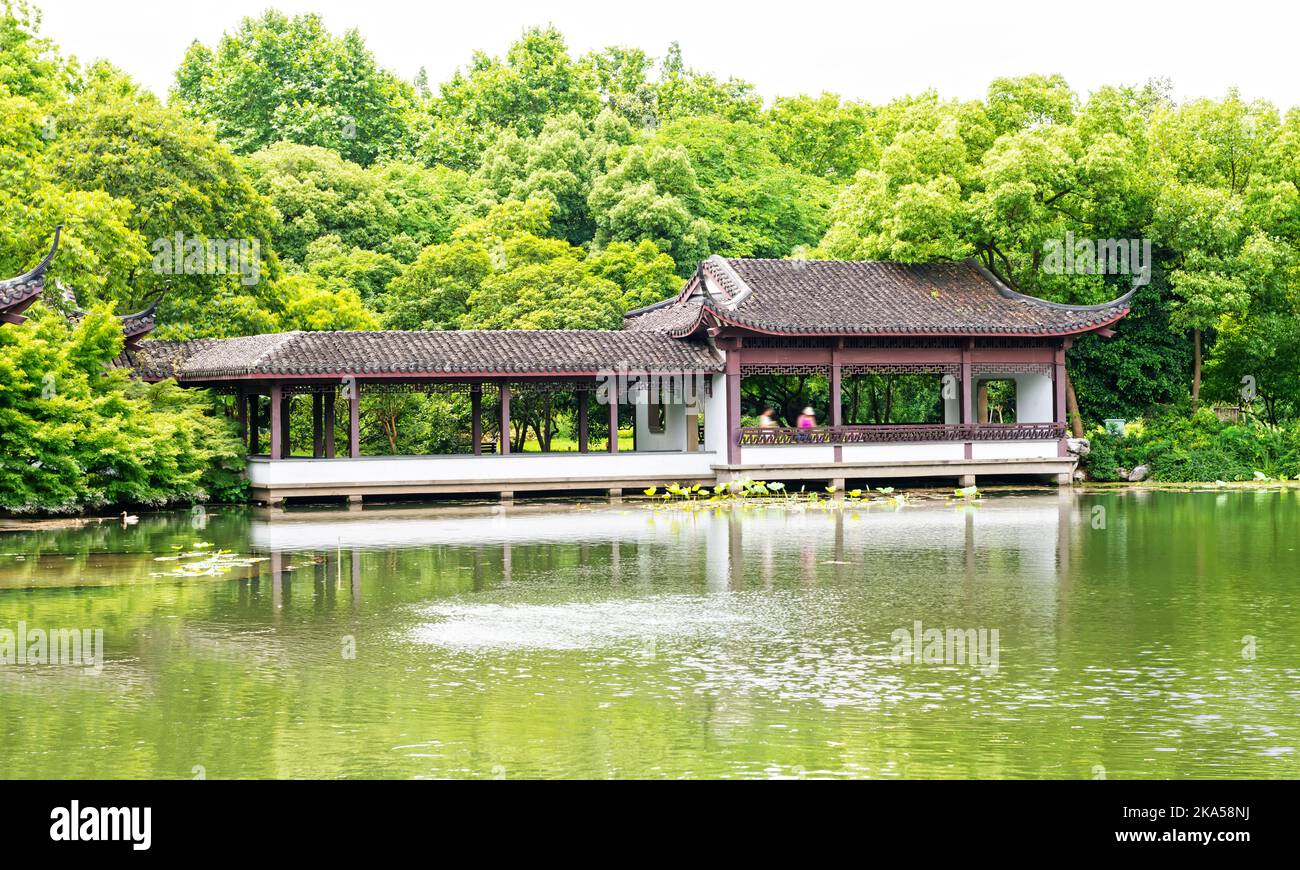 detail of the historic Yuyuan Garden created in the year 1559 by Pan ...