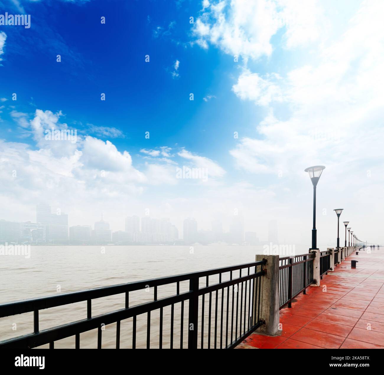 modern city,shanghai skyline in daytime Stock Photo - Alamy