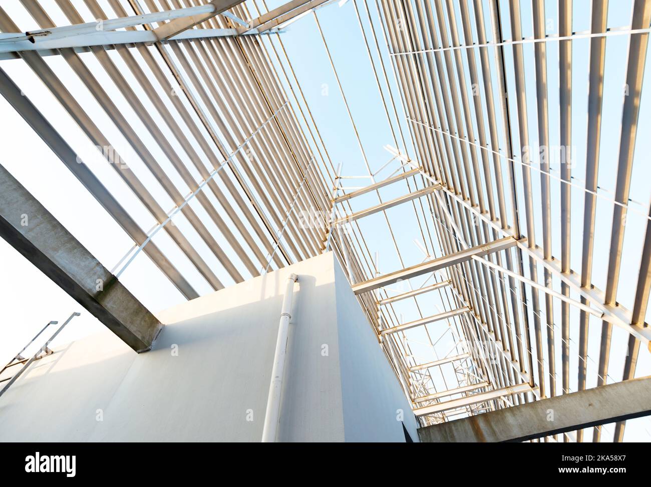 Structural steel framework Stock Photo - Alamy