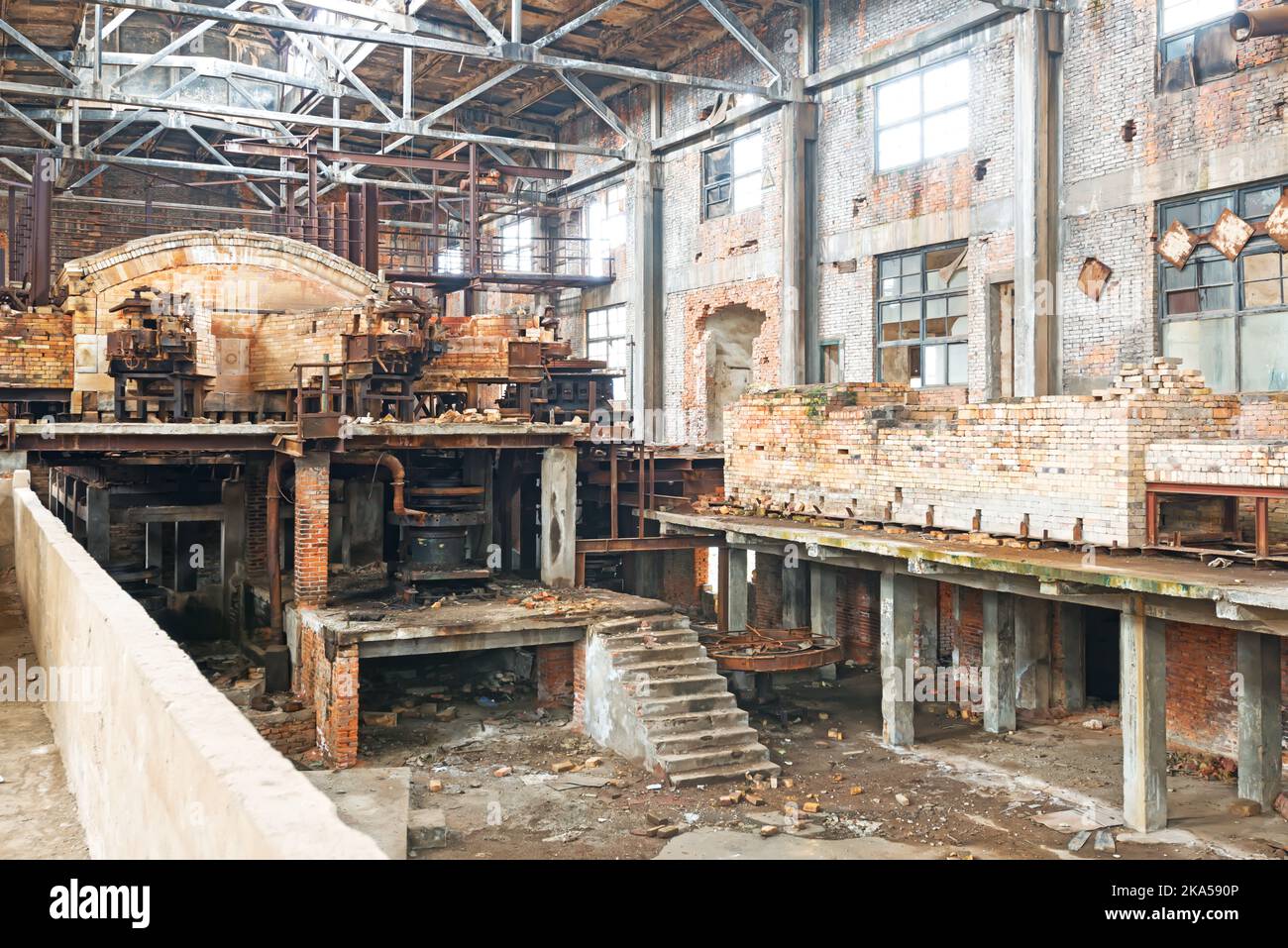 Old abandoned factory Stock Photo - Alamy