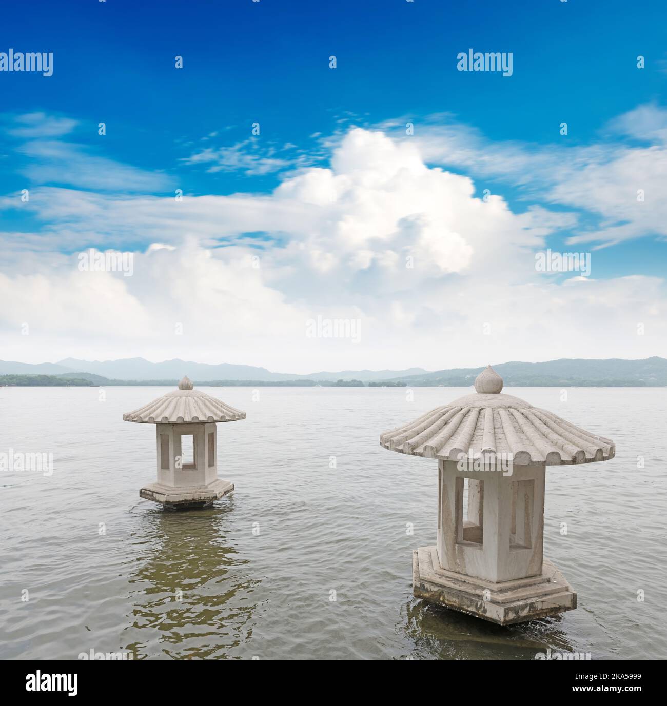 beautiful the west lake scenery in hangzhou,China Stock Photo - Alamy