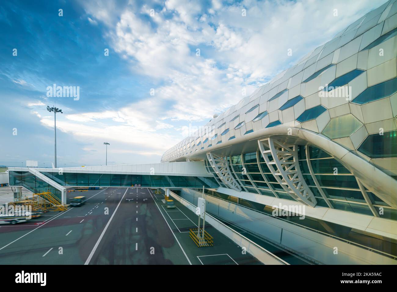the scene of T3 airport building in shenzhen Stock Photo - Alamy