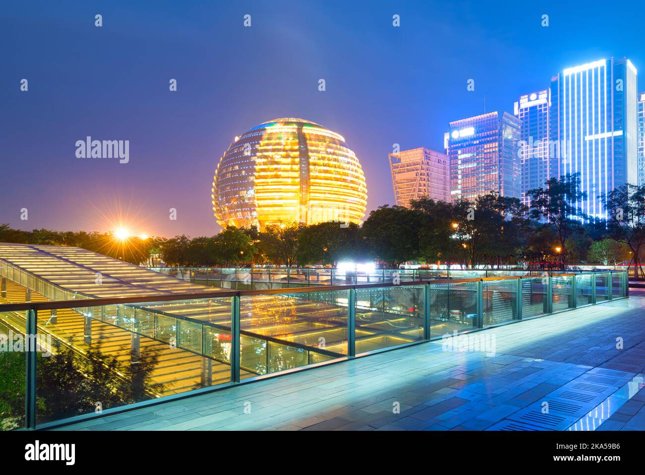 Hangzhou night view hi-res stock photography and images - Alamy