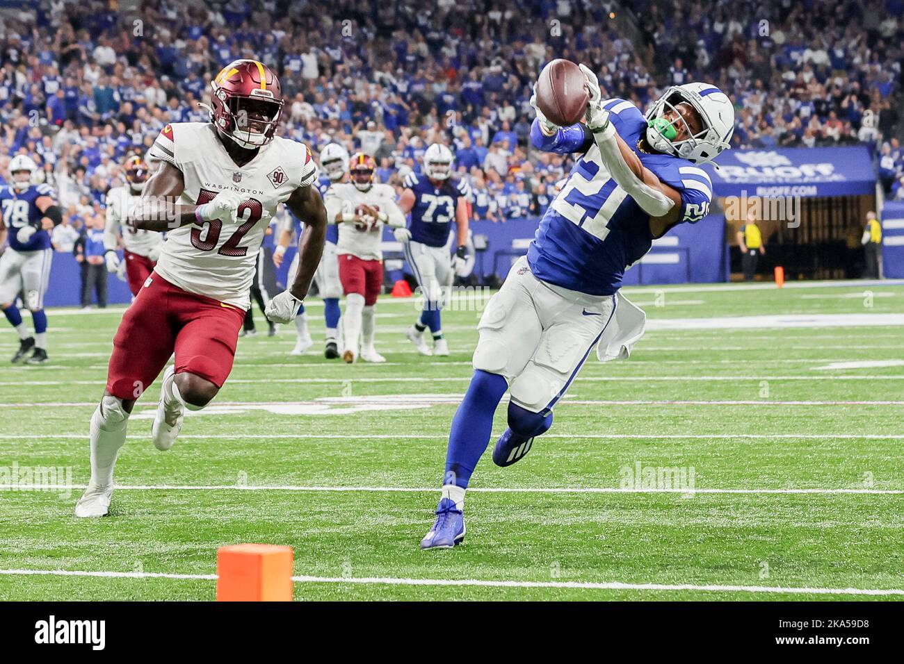 Indianapolis, Indiana, USA. 30th Oct, 2022. Indianapolis Colts running ...