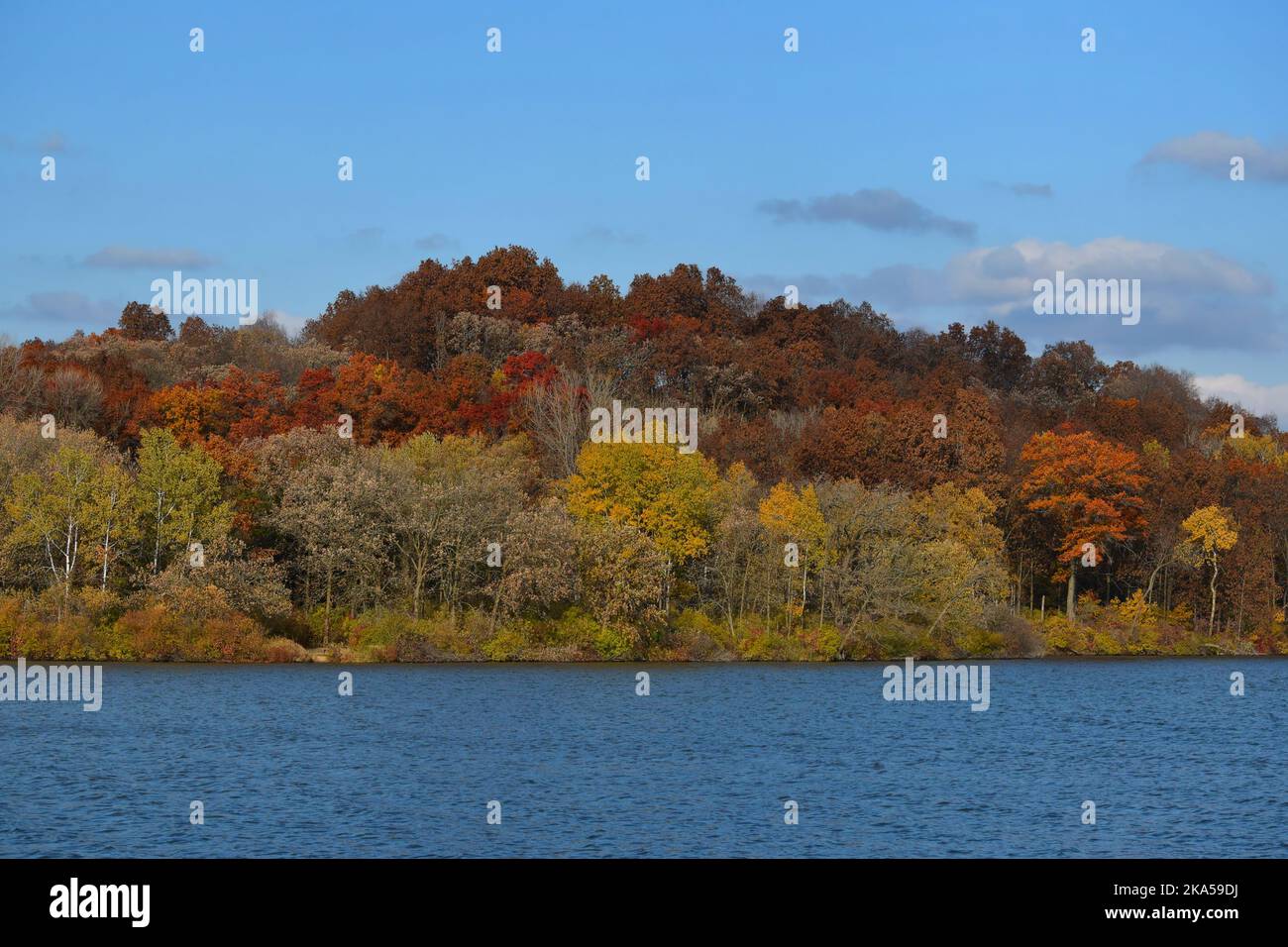 Fall colors in Southwestern Wisconsin Stock Photo - Alamy