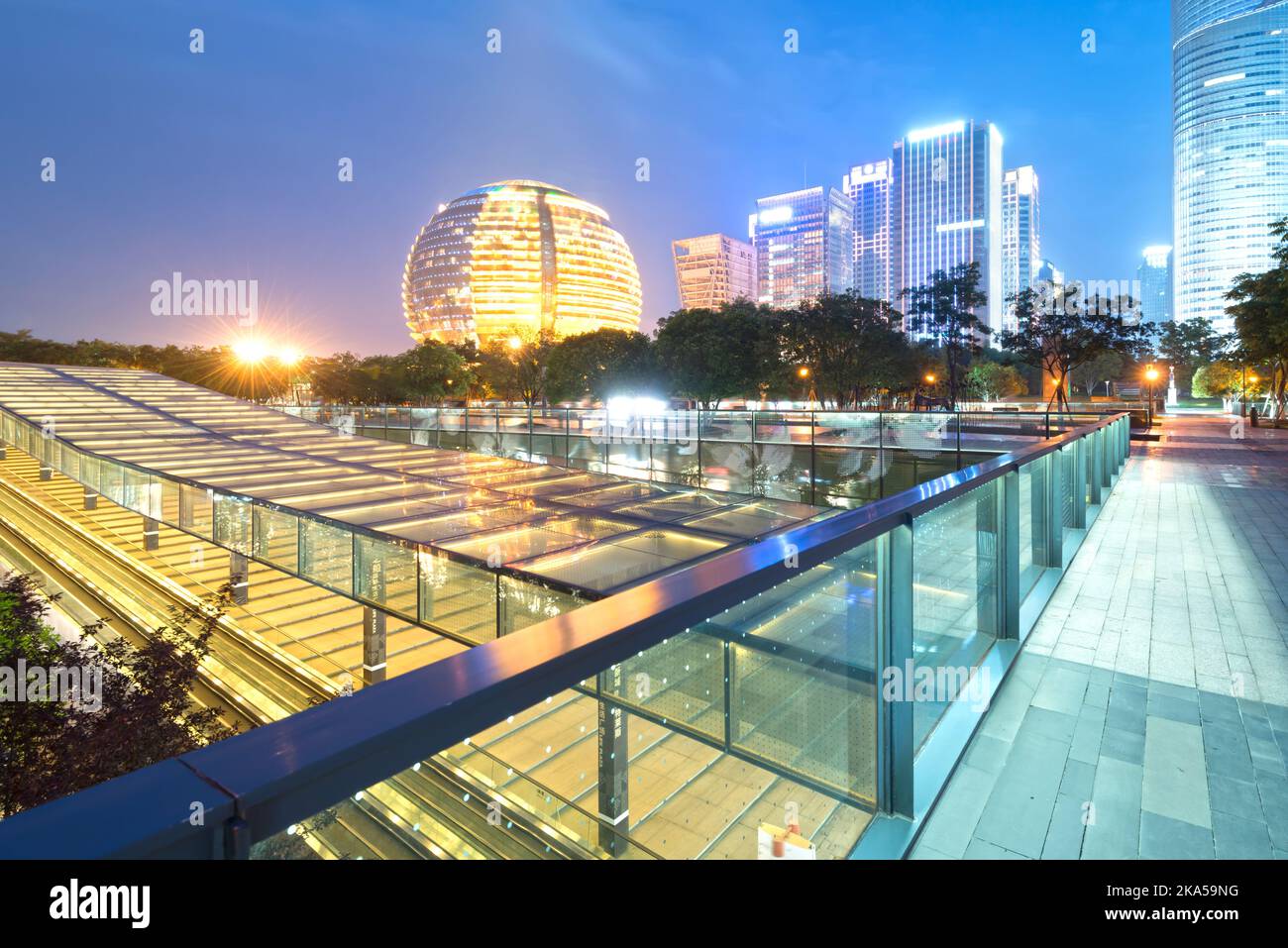 modern building in hangzhou Stock Photo - Alamy