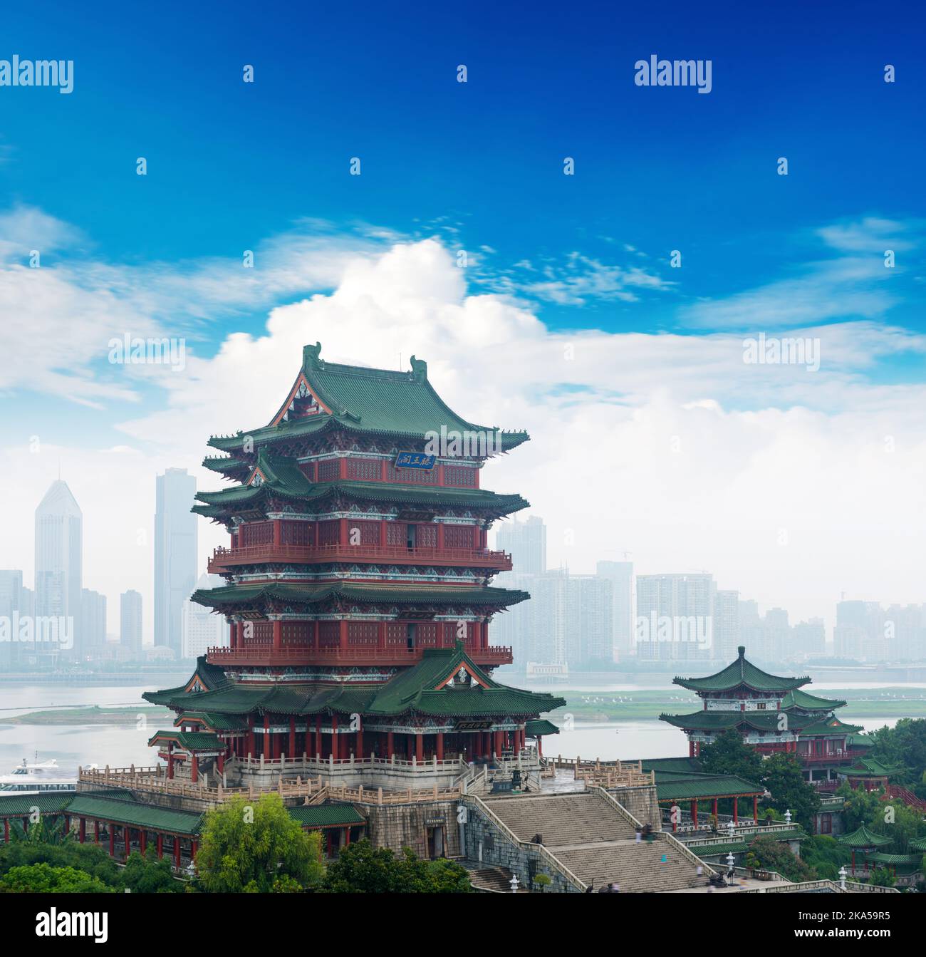 Tengwang Pavilion,Nanchang,traditional, ancient Chinese architecture ...