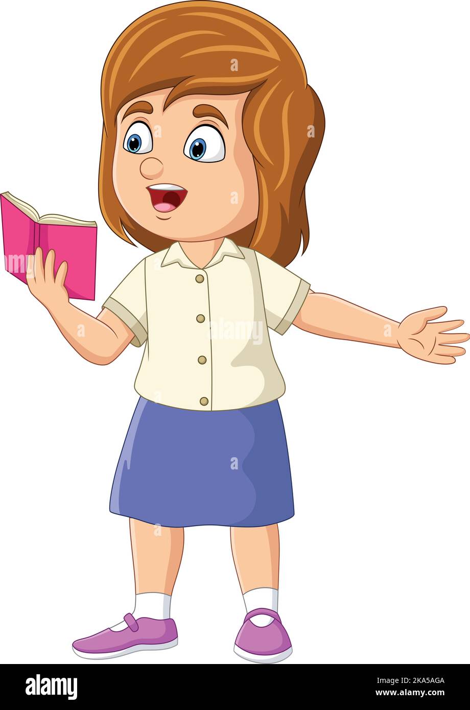 Clipart Girl Standing