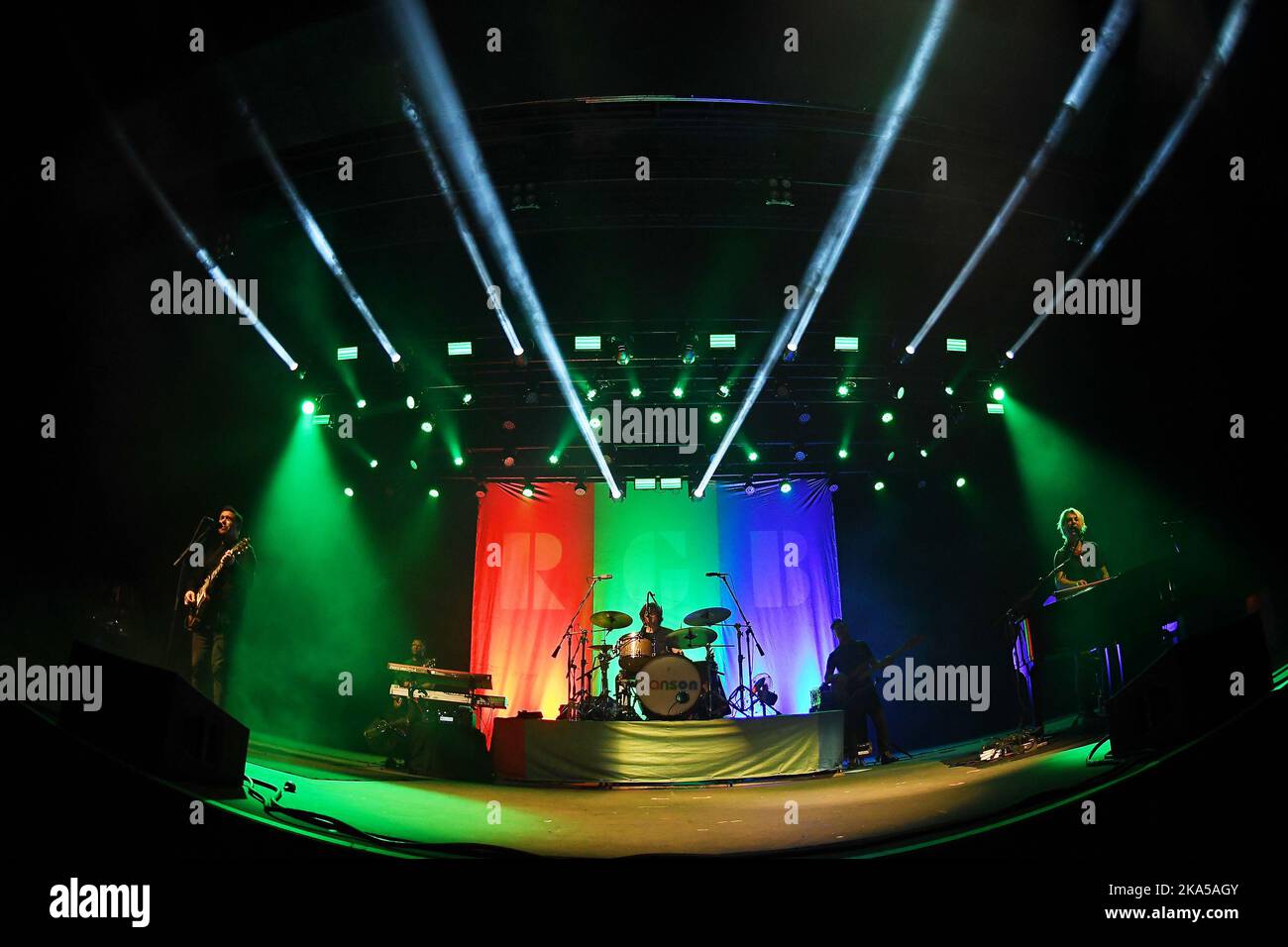 Rio de Janeiro, Brazil,October 21, 2022. Show of the American band ...