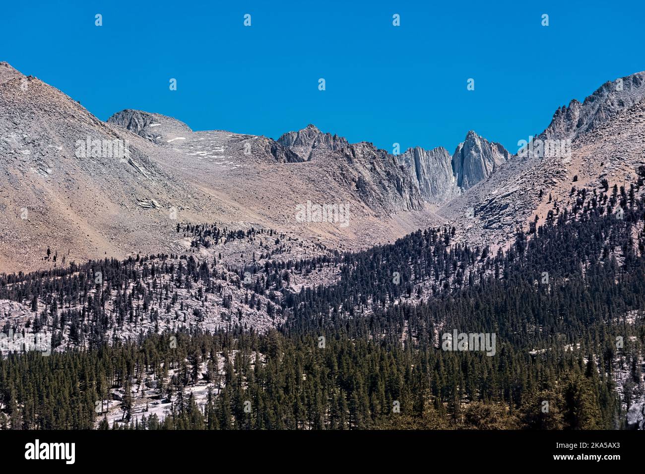 Looking out at Mount Whitney (14,505 feet), Sequoia-Kings Canyon ...