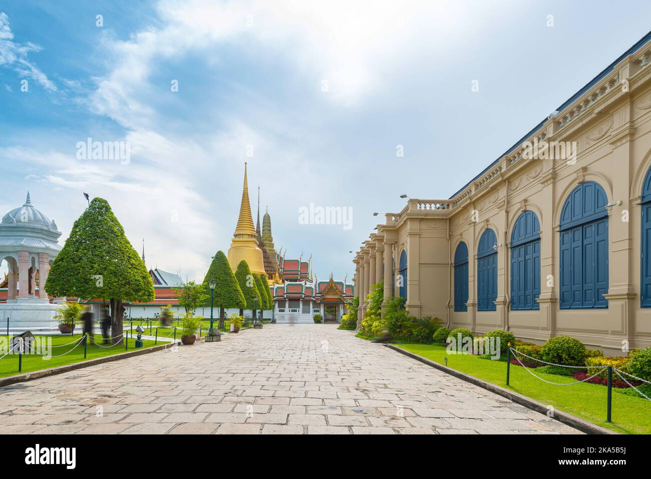 A golden pagoda, Grand Palace, Bangkok, Thailand Stock Photo - Alamy