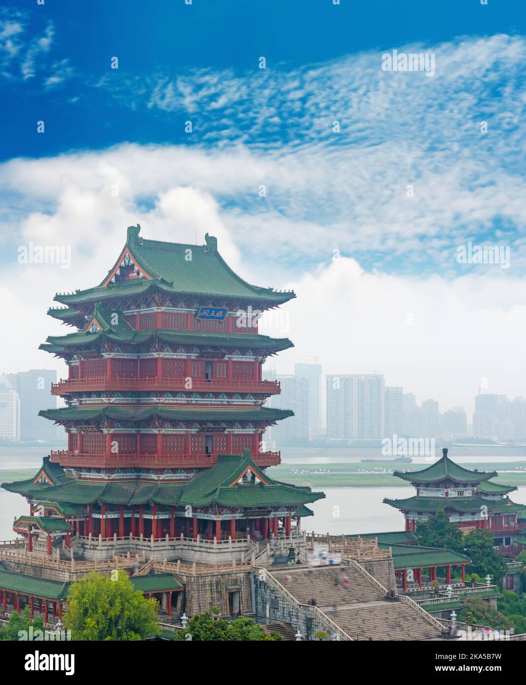 Tengwang Pavilion,Nanchang,traditional, ancient Chinese architecture ...