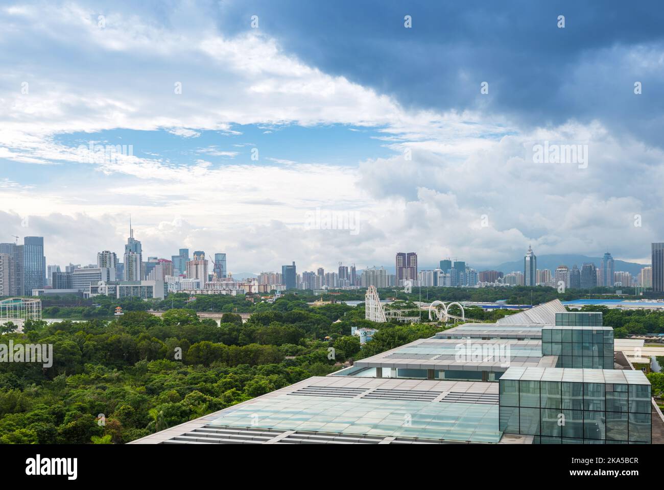 Aerial view of chinese city,shenzhen Stock Photo - Alamy