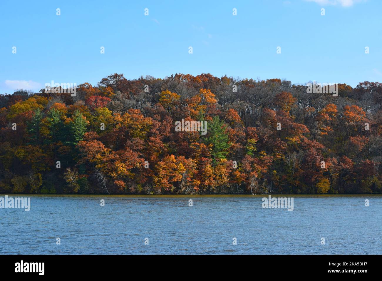 Fall colors in Southwestern Wisconsin Stock Photo - Alamy