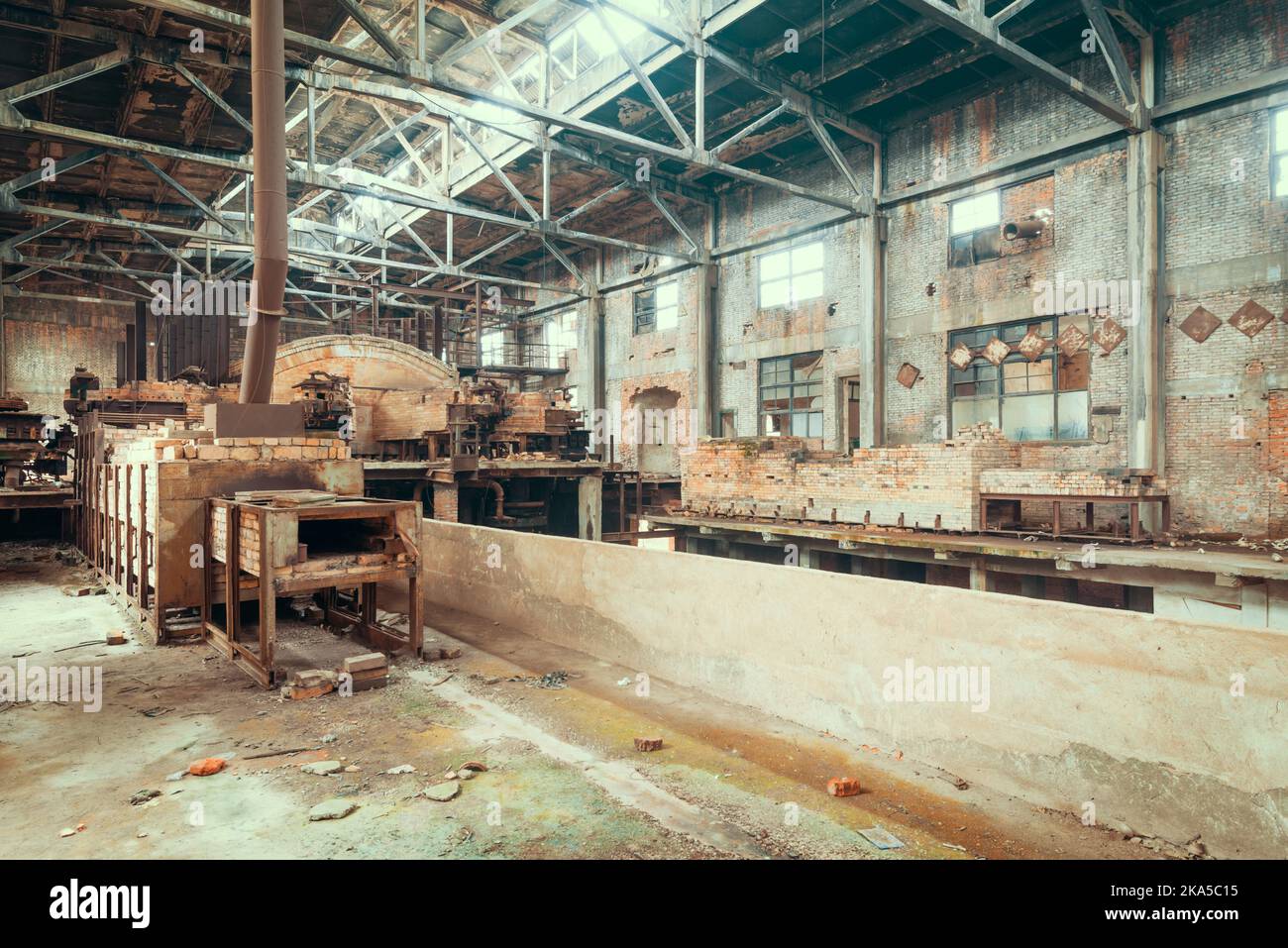 Old abandoned factory Stock Photo - Alamy