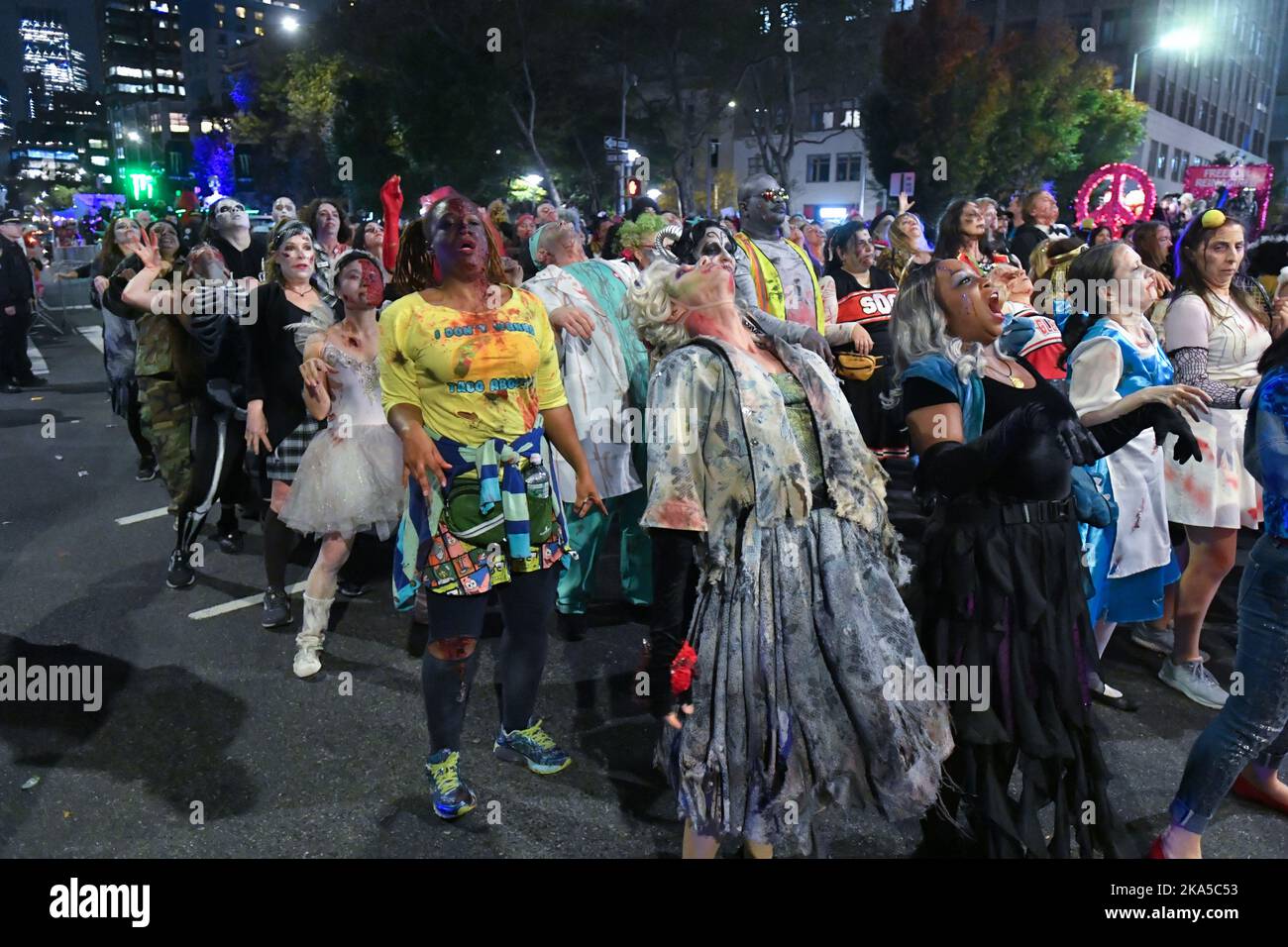 People dressed in costume participate in New York City’s 49th Annual ...