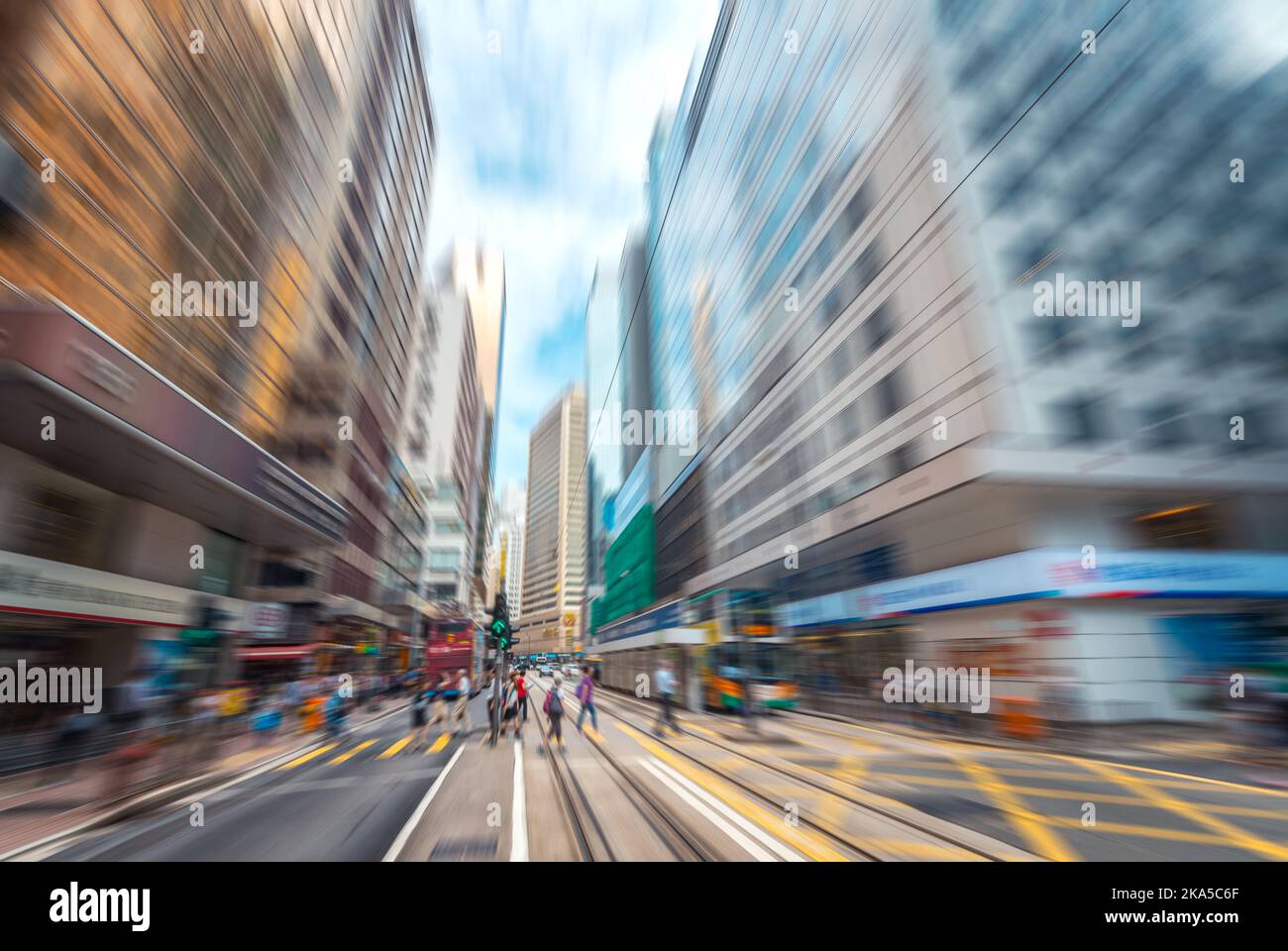 City rhythms--fast, speed. the rush time on the road Stock Photo - Alamy