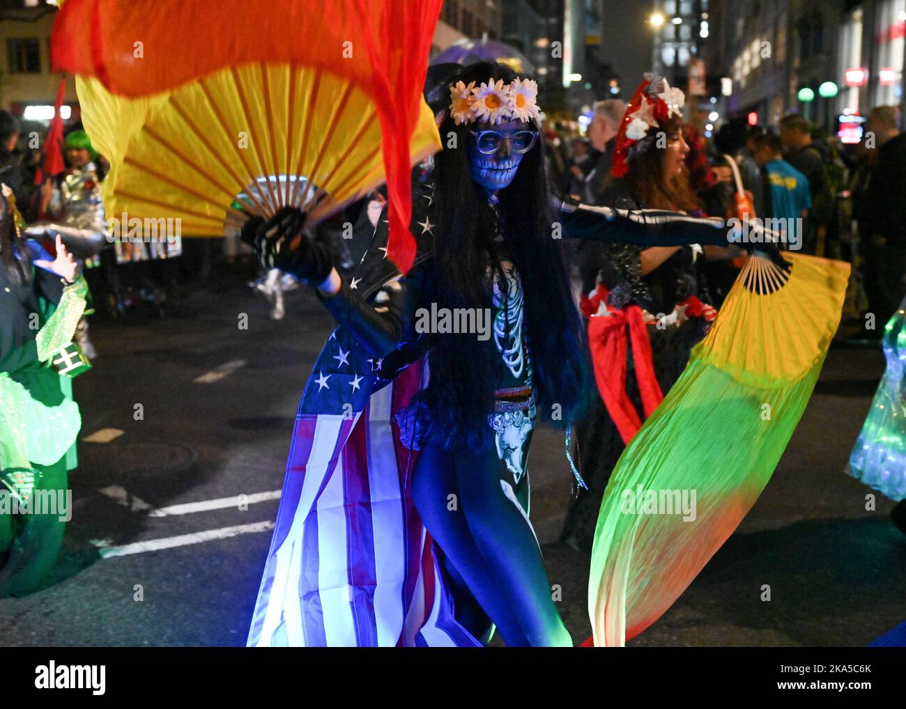 People dressed in costume participate in New York City’s 49th Annual ...