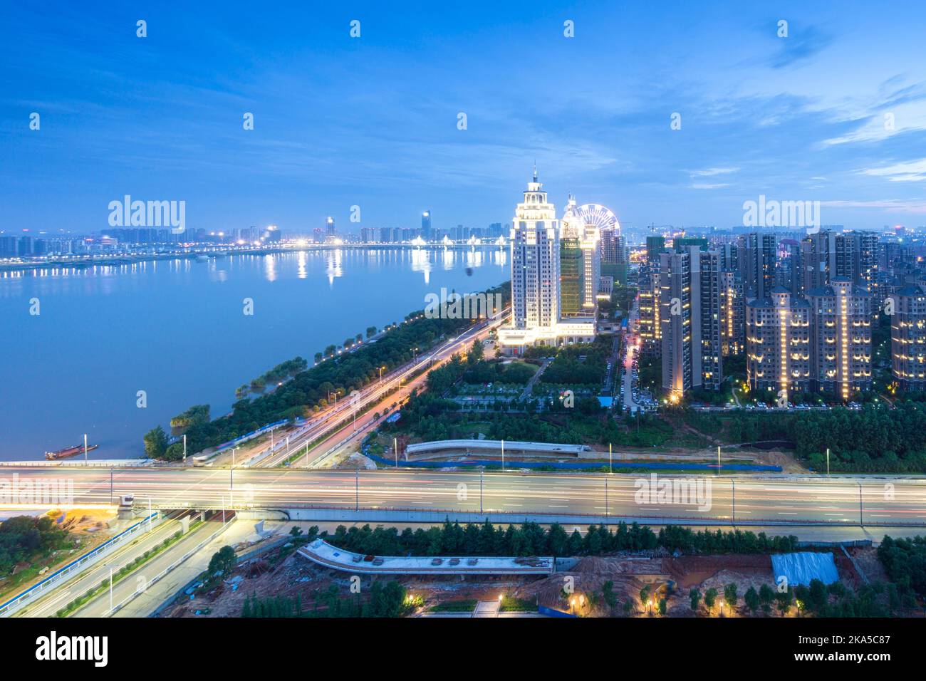 Aerial view of chinese city,shenzhen Stock Photo - Alamy