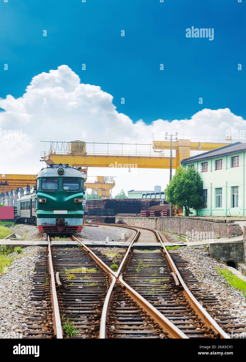 fast moving train Stock Photo - Alamy