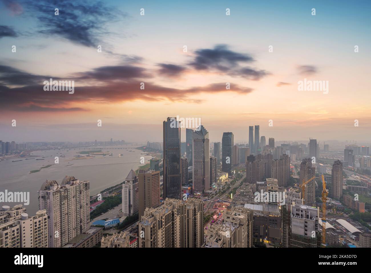 The Chinese city of Nanchang, Jiangxi Province Stock Photo - Alamy