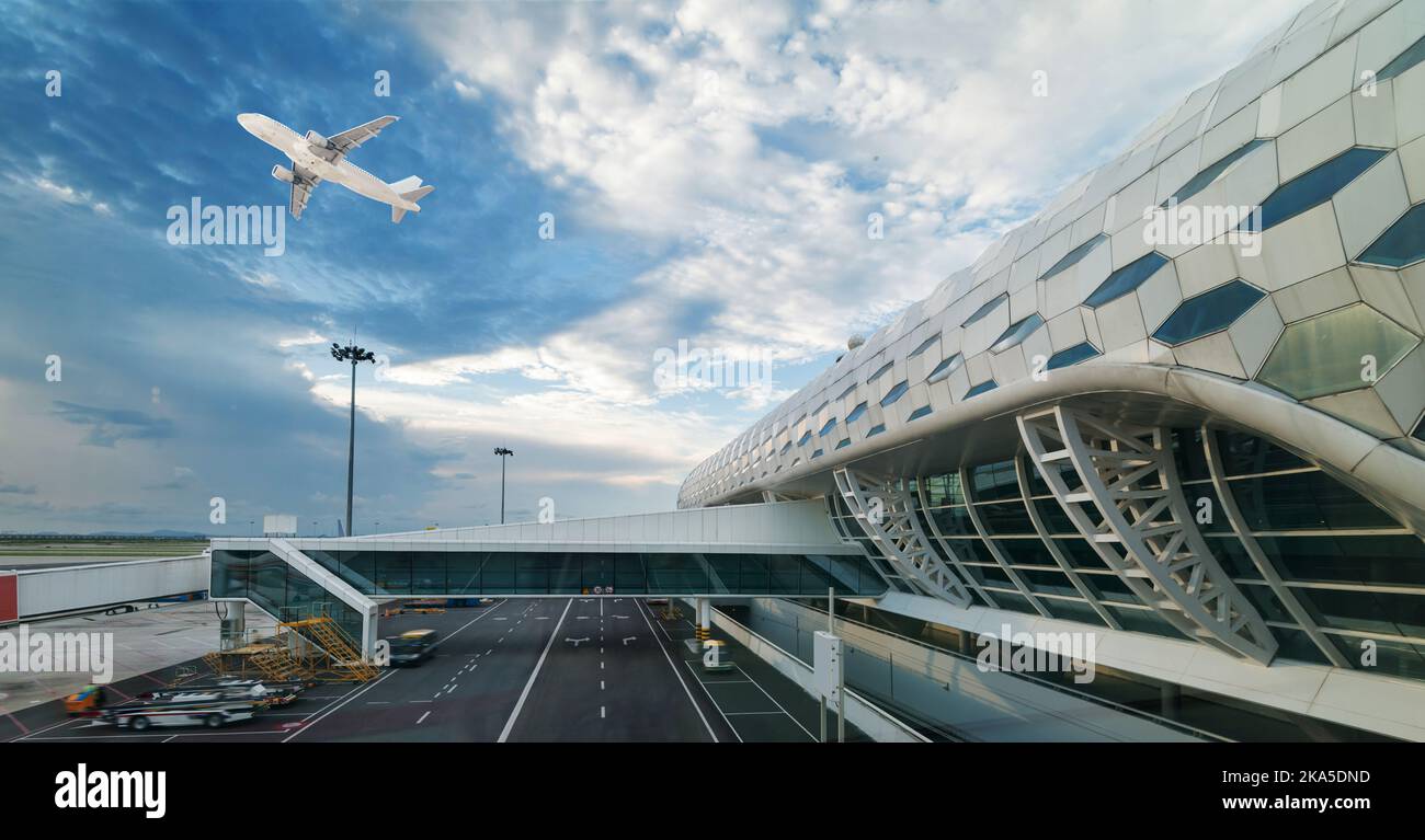 the scene of T3 airport building in beijing china.interior of the ...