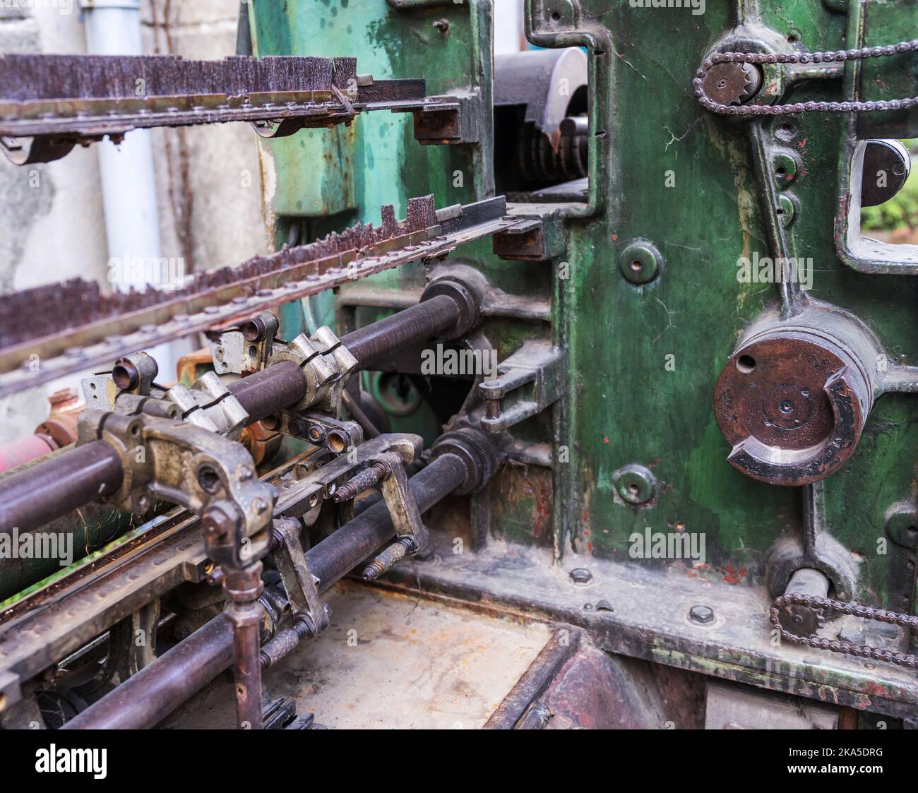 Ancient plow machine hi-res stock photography and images - Alamy