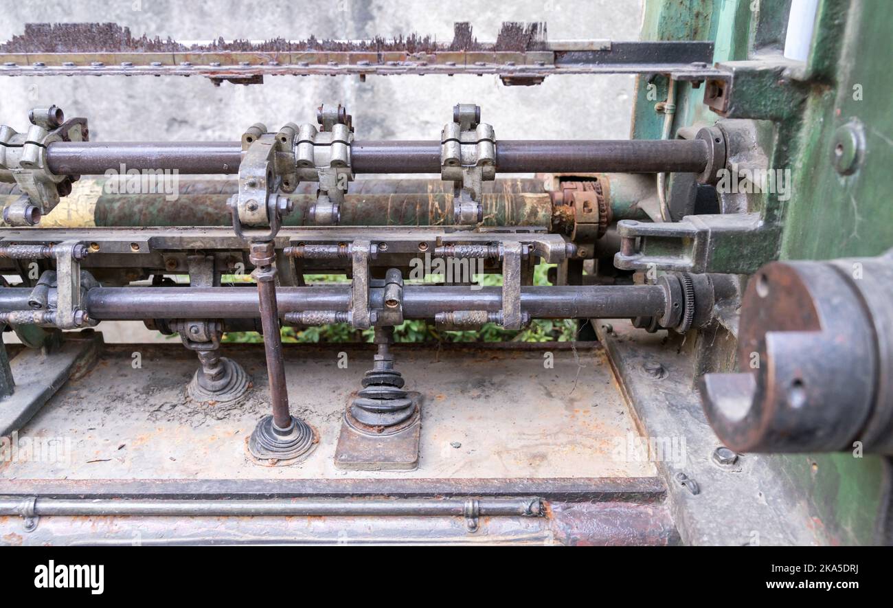 Ancient rusty machine Stock Photo - Alamy