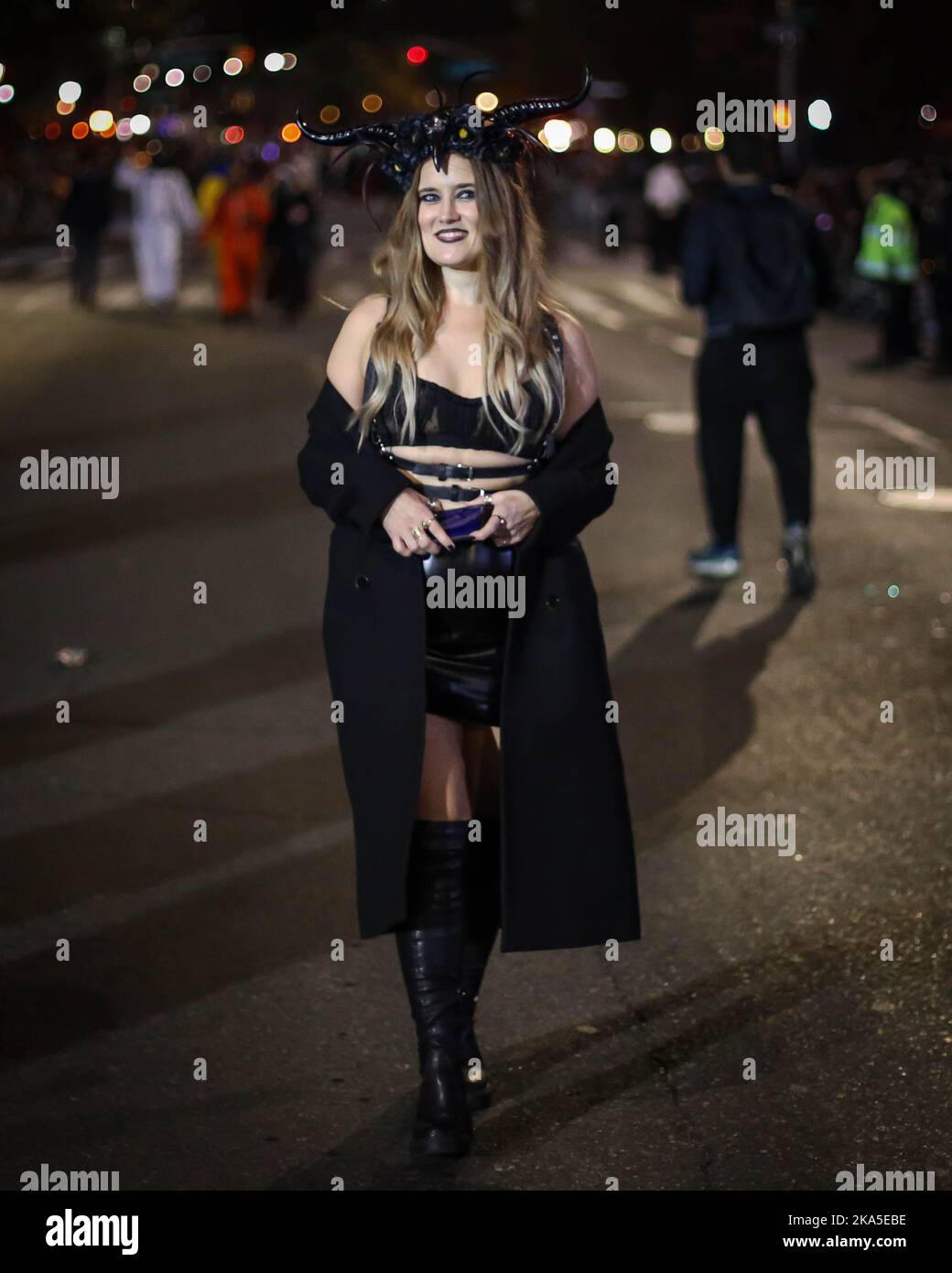 New York City, US, 31/10/2022, Revelers attend the 2022 Village ...