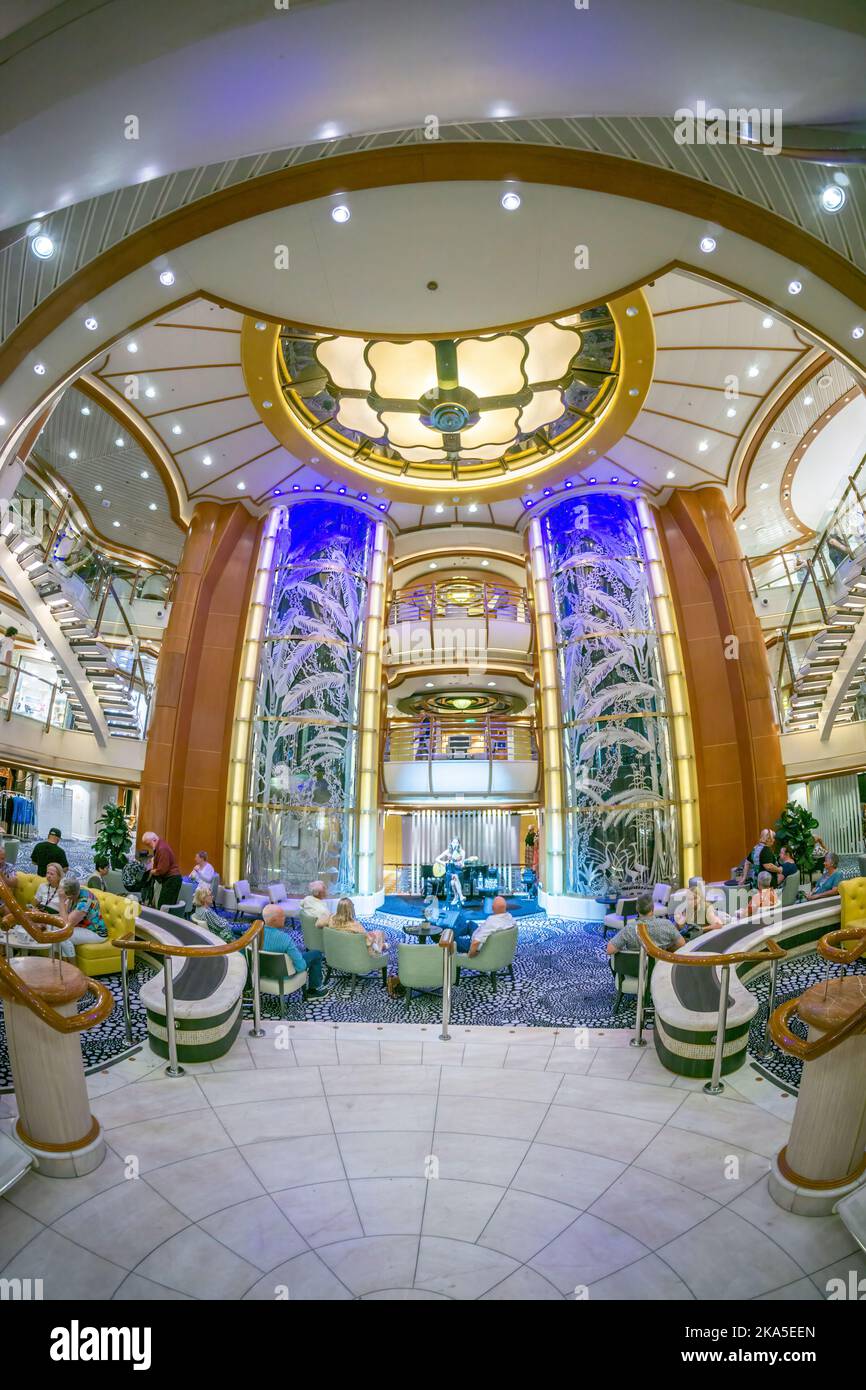 Cruise ship interior lobby hi-res stock photography and images - Alamy