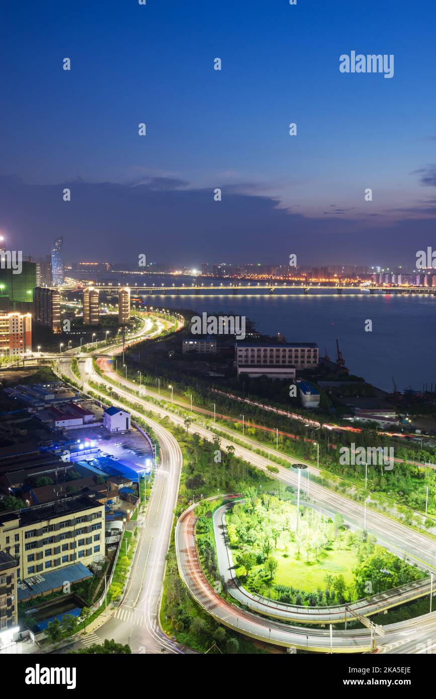 Modern overpass in shanghai hi-res stock photography and images - Alamy