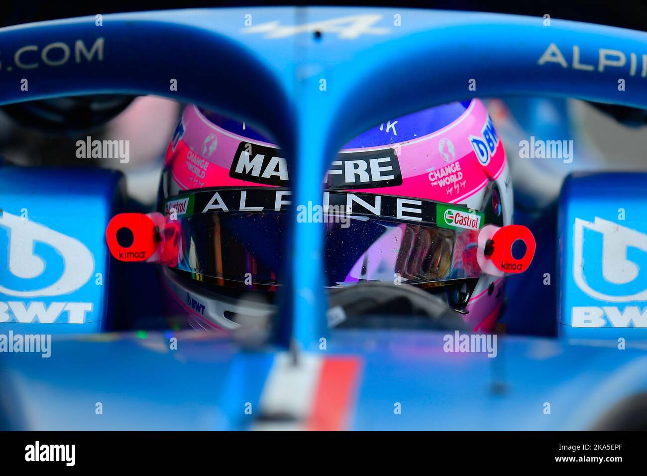MEXICO City, MEXICO 28. October 2022: Fernando Alonso of Spain (N-4 ...