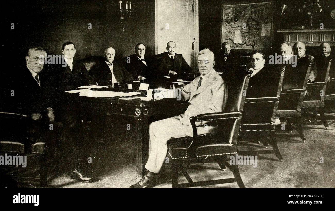 President woodrow wilson 1918 hi-res stock photography and images - Alamy