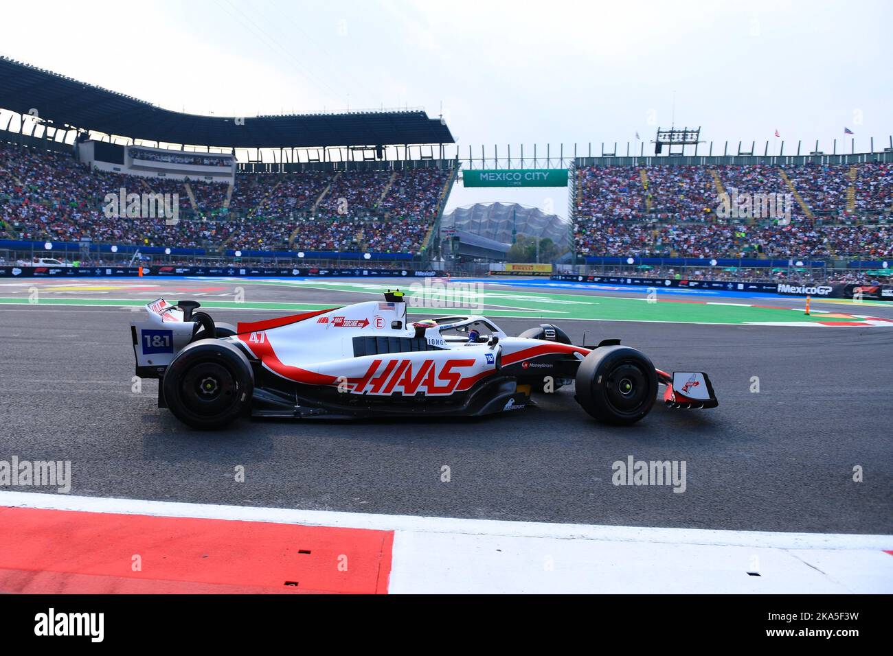 MEXICO City, MEXICO 28. October 2022: Mick Schumacher of Germany (N-47 ...