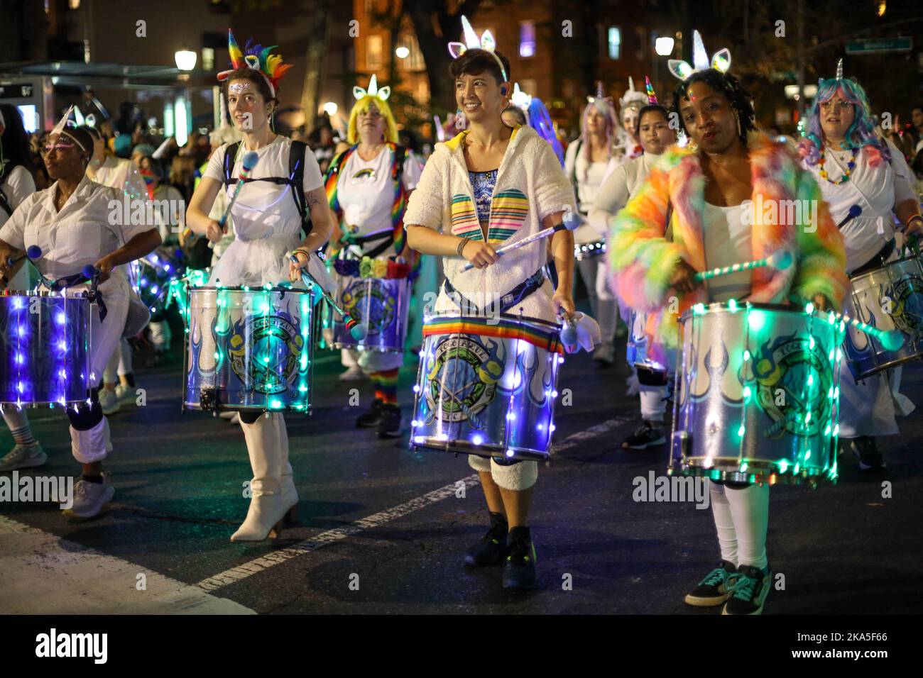 New York, New York, USA. 31st Oct, 2022. Revelers attend the 2022 ...