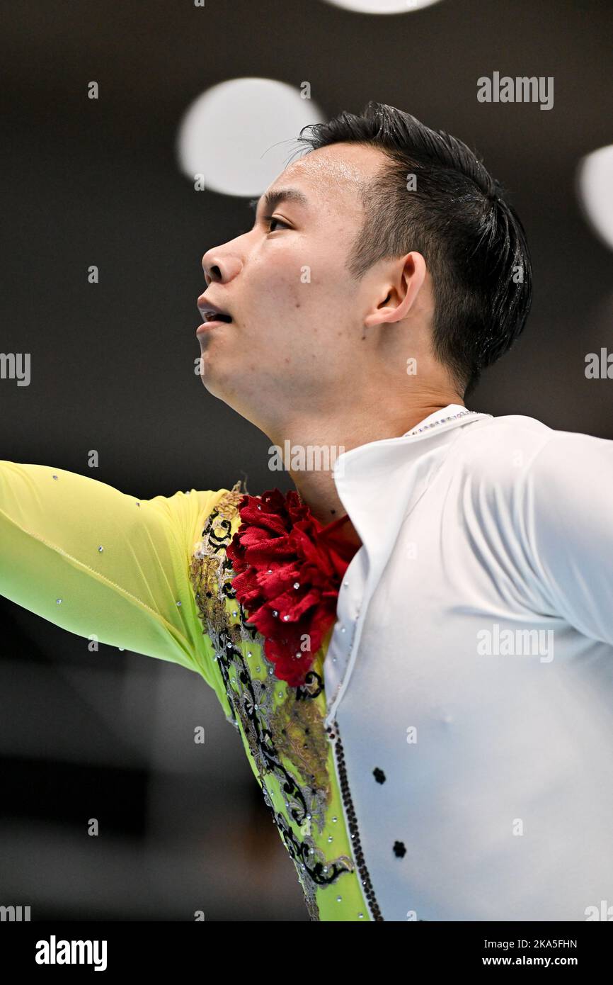 BOYU CHEN, China Taipei, performing in Senior Men Inline - Long Program at Artistic World Skate ...
