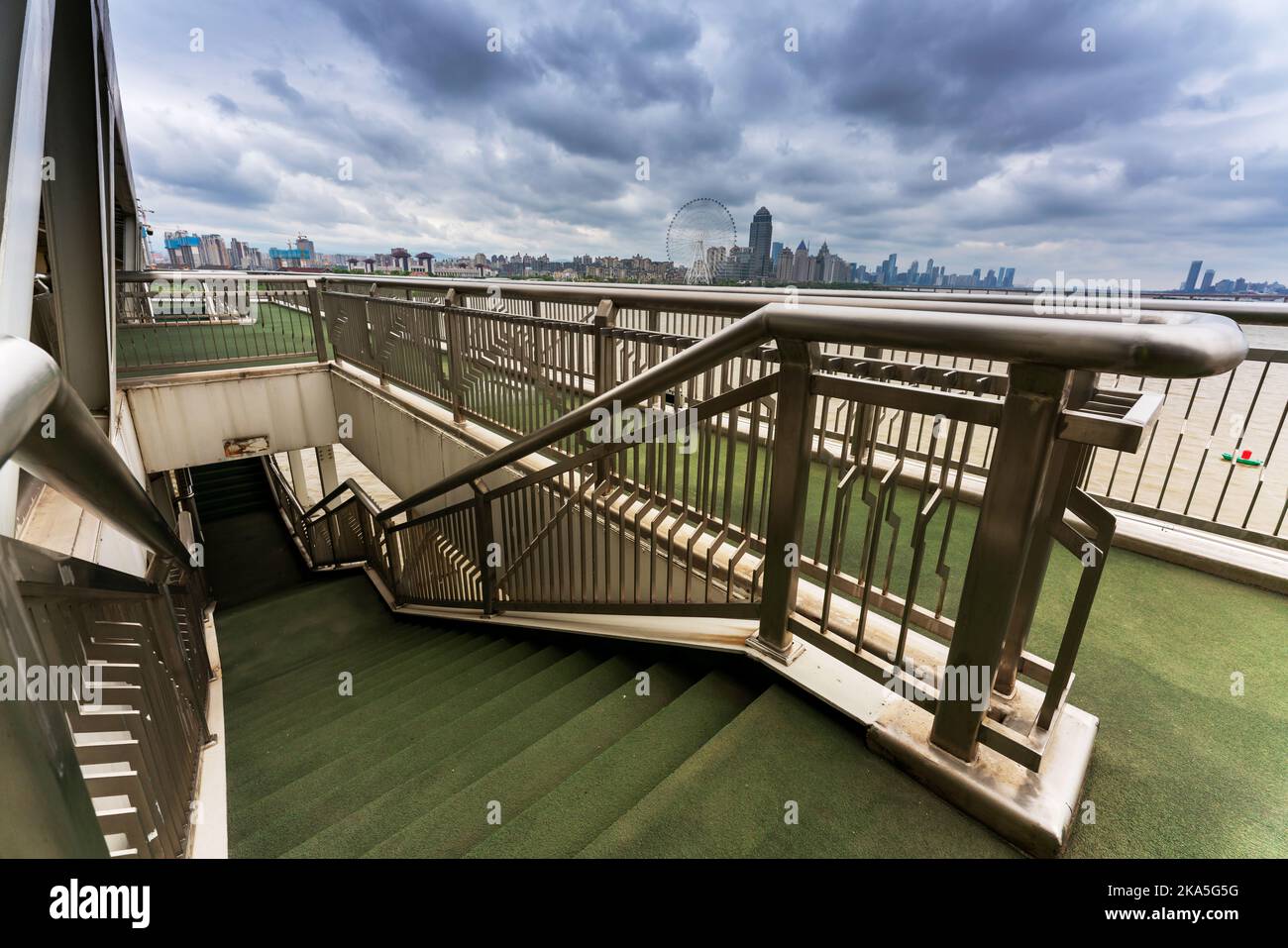 Stair railing hi-res stock photography and images - Alamy