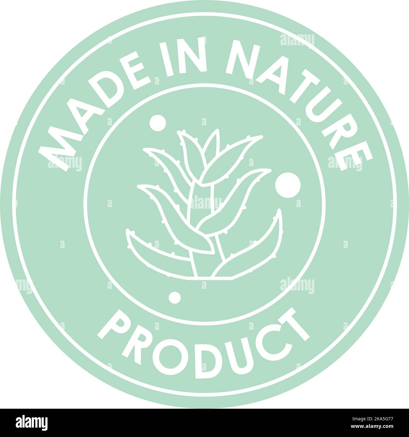 Product made in nature, ecologically friendly Stock Vector Image & Art ...