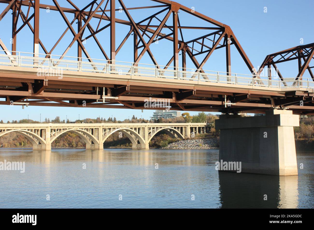 The Traffic Bridge in Saskatoon, Saskatchewan, Canada Stock Photo - Alamy