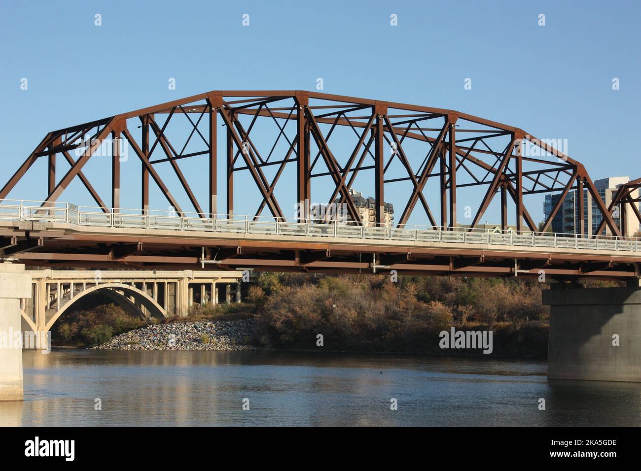 The Traffic Bridge in Saskatoon, Saskatchewan, Canada Stock Photo - Alamy