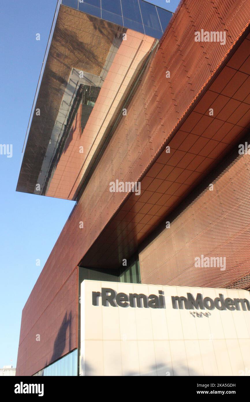 The Remai Modern Art Gallery in Saskatoon, Saskatchewan, Canada Stock ...
