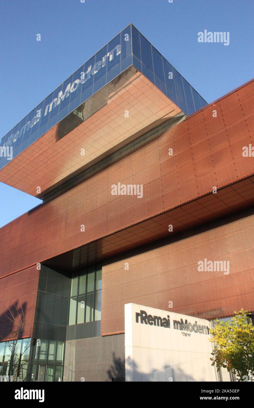 The Remai Modern Art Gallery in Saskatoon, Saskatchewan, Canada Stock ...