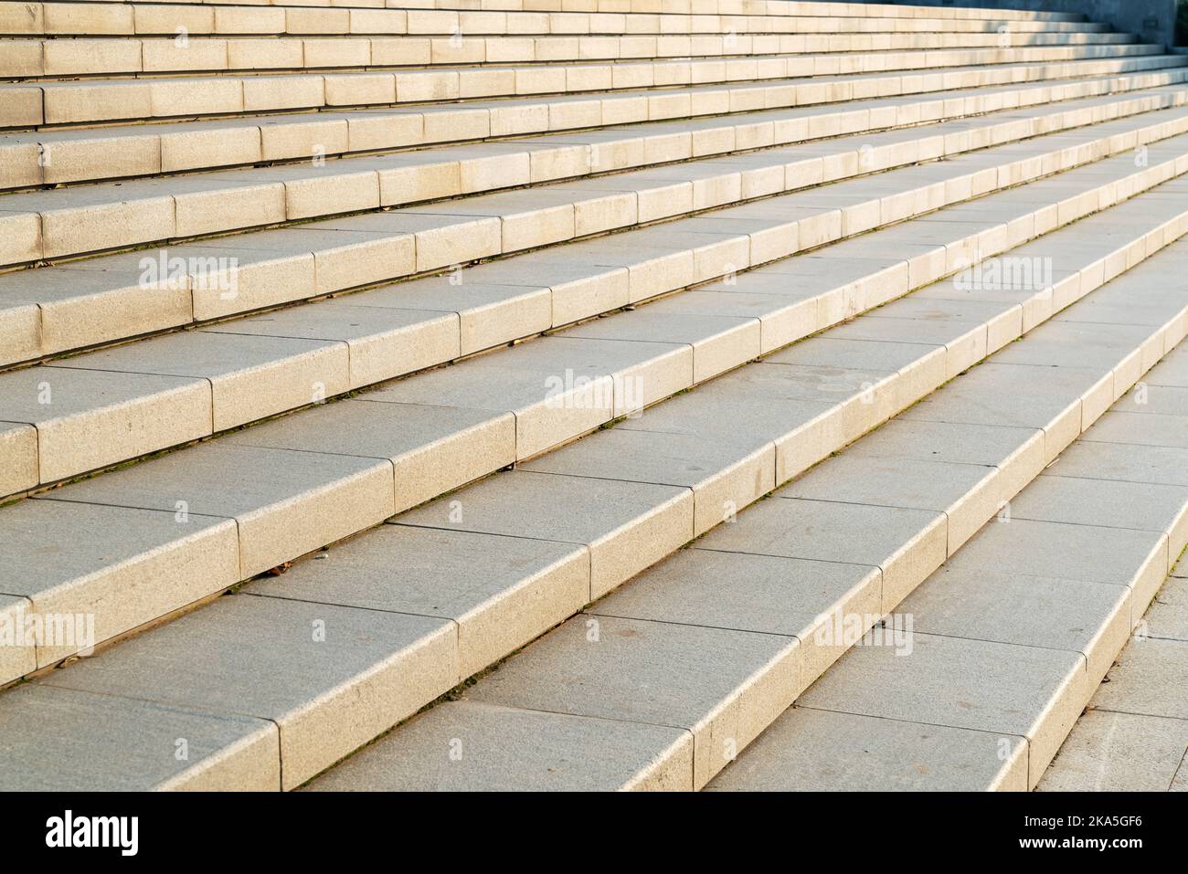 Close up and details of railing and stairs of a modern building Stock ...