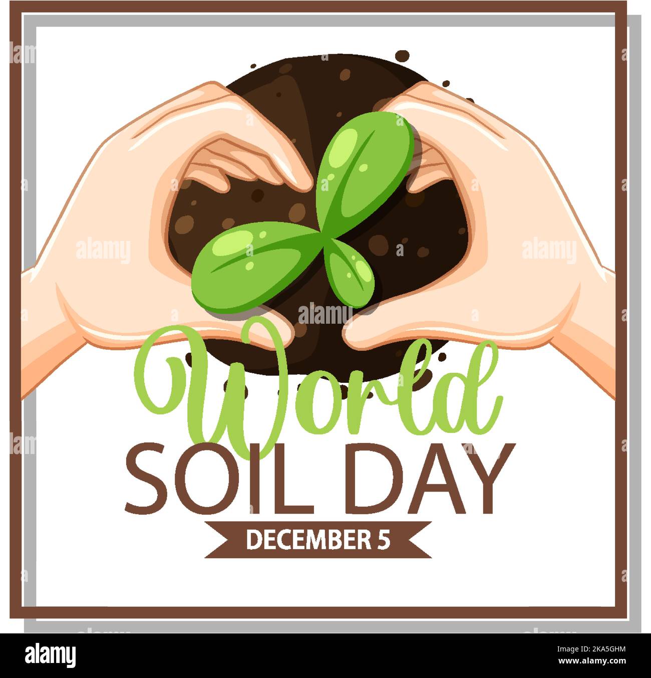 Word soil day Stock Vector Images - Alamy
