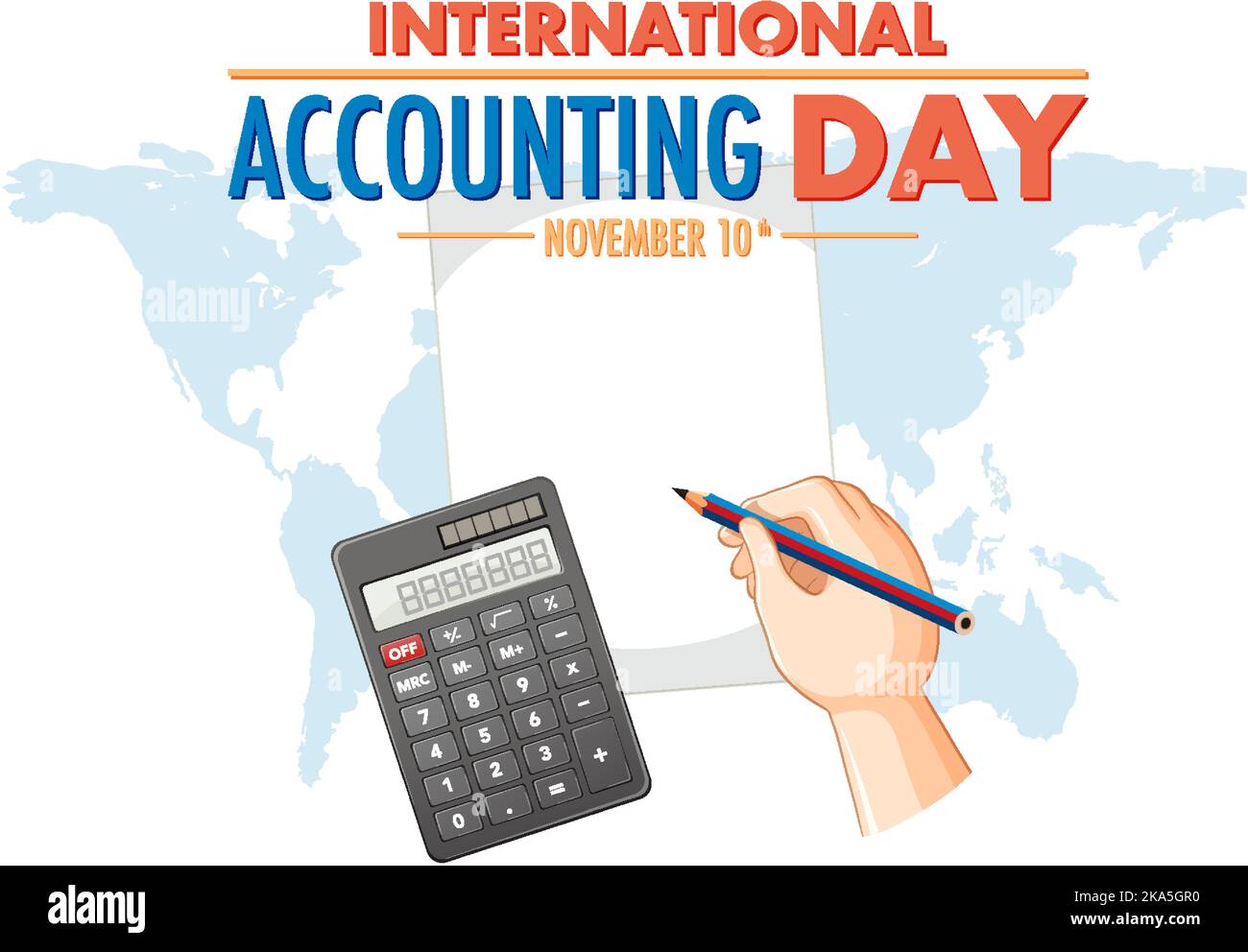International Accounting Day Poster Design illustration Stock Vector ...