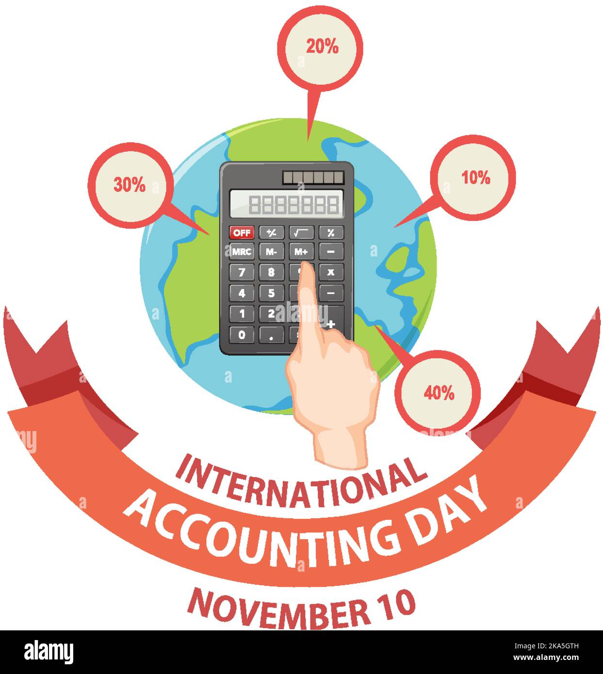 International accounting day banner design illustration Stock Vector ...